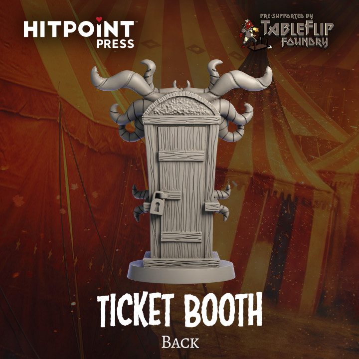 3D Printable HECKNA! - Ticket Booth by Hit Point Press