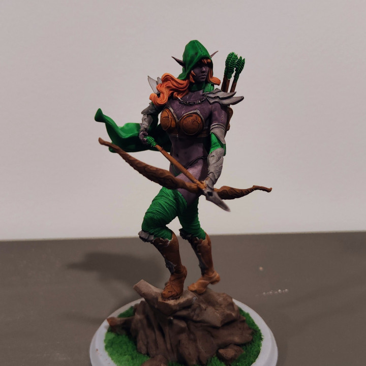 3D Print of Vaelith, the Night Elf ranger by thanaphatpooprasert