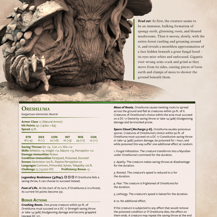 3D Printable PDF - Mammoth Chronicles: Vol.1-8 (5e Adventures ...