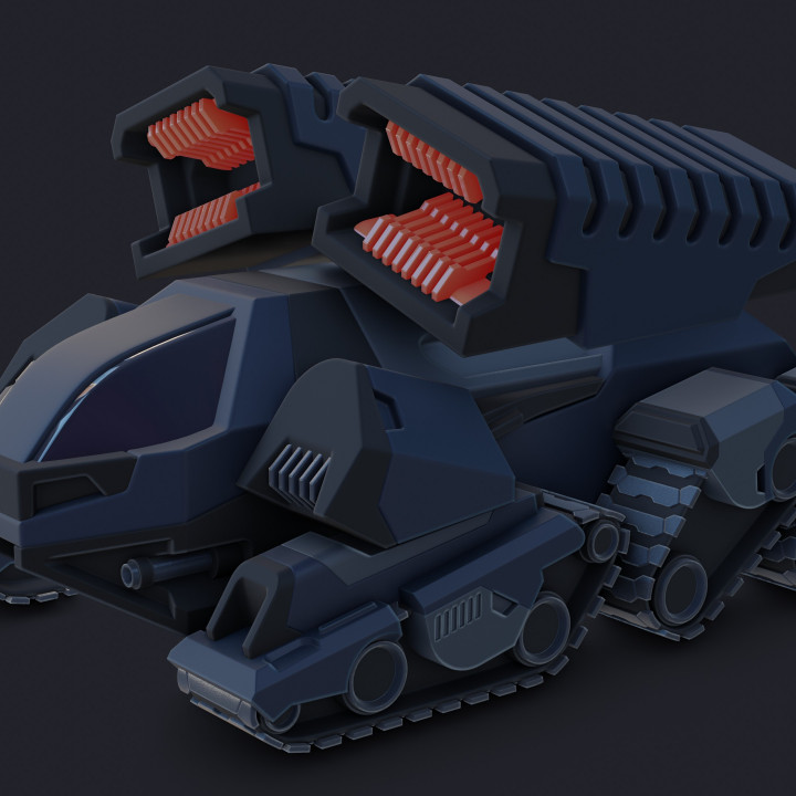 3D Printable Fusion ATV - Microwave Tank - 5e by Dungeons and Dreadnoughts