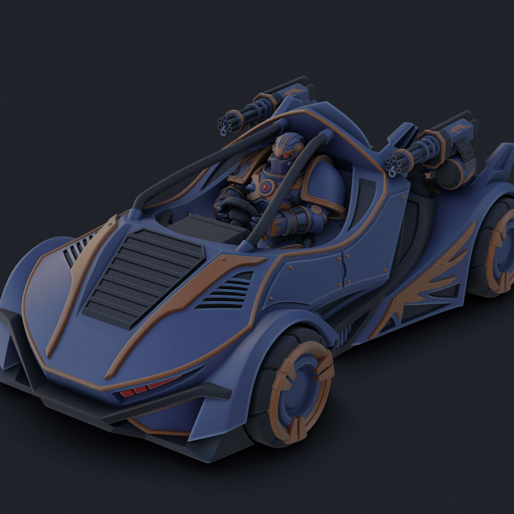 3D Printable Death Racer - Grimdark War Car - 5e by Dungeons and ...