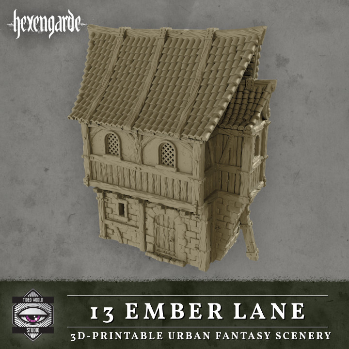 3D Printable 13 Ember Lane by Tired World Studio