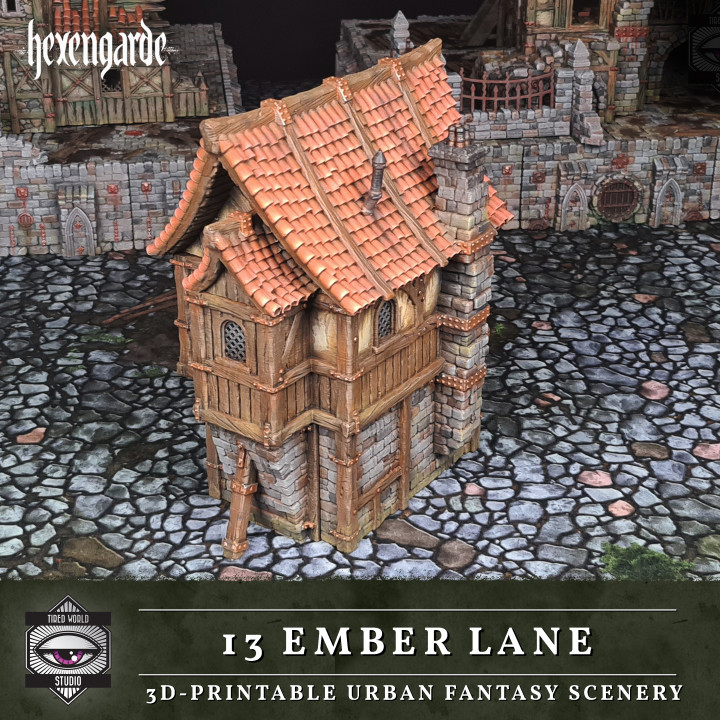 3D Printable 13 Ember Lane by Tired World Studio