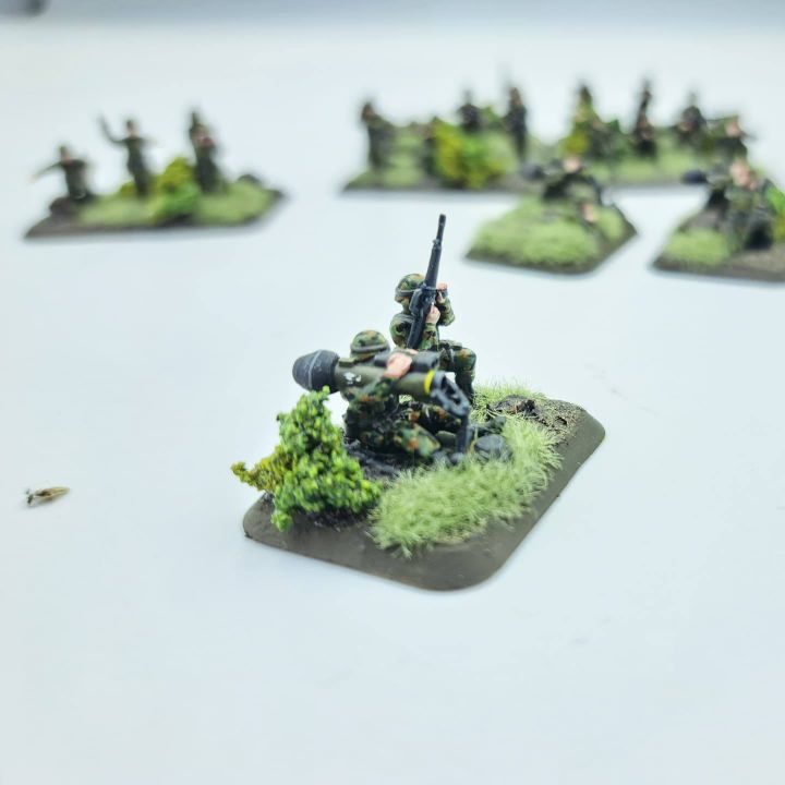 3D Printable 10/15mm US Infantry Company (1980s) with M16s, M249 SAW ...