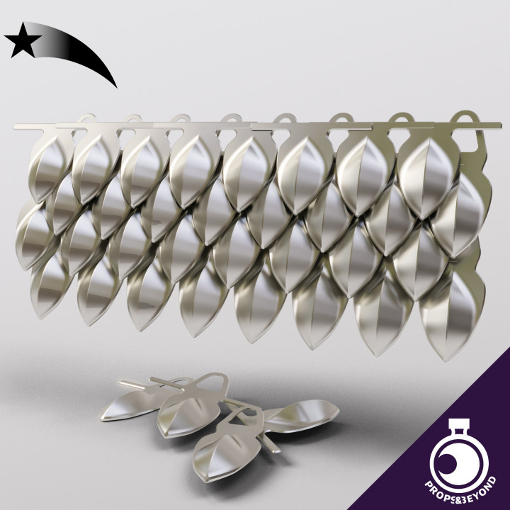 3D Printable Armor Scales - DIY Armor by Props&Beyond