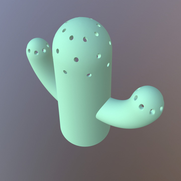 3D Printable Cactus by Анатолій Набока