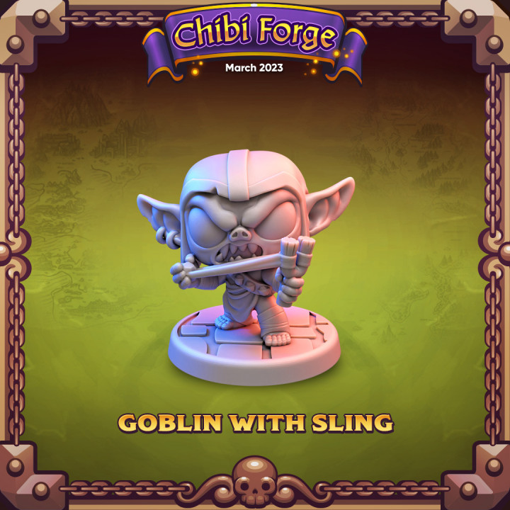 3D Printable Chibi Forge - Release 02 - March 2023 by Titan Forge Miniatures