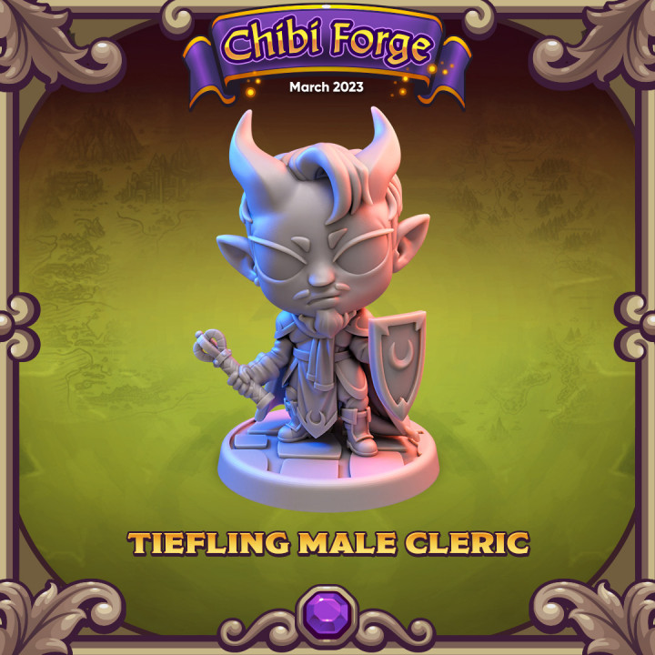 3D Printable Chibi Forge - Release 02 - March 2023 by Titan Forge Miniatures