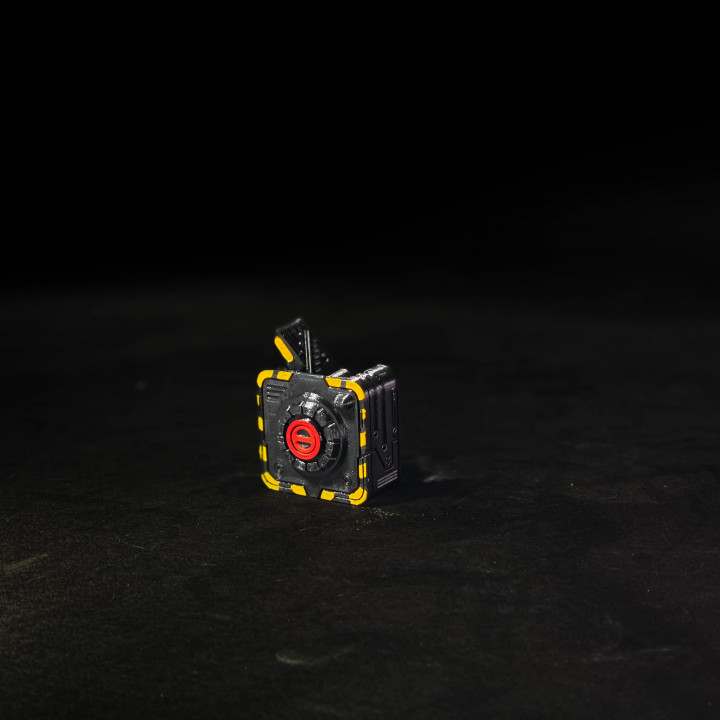 3D Printable Anti-Stress Fidget Button by Stlflix