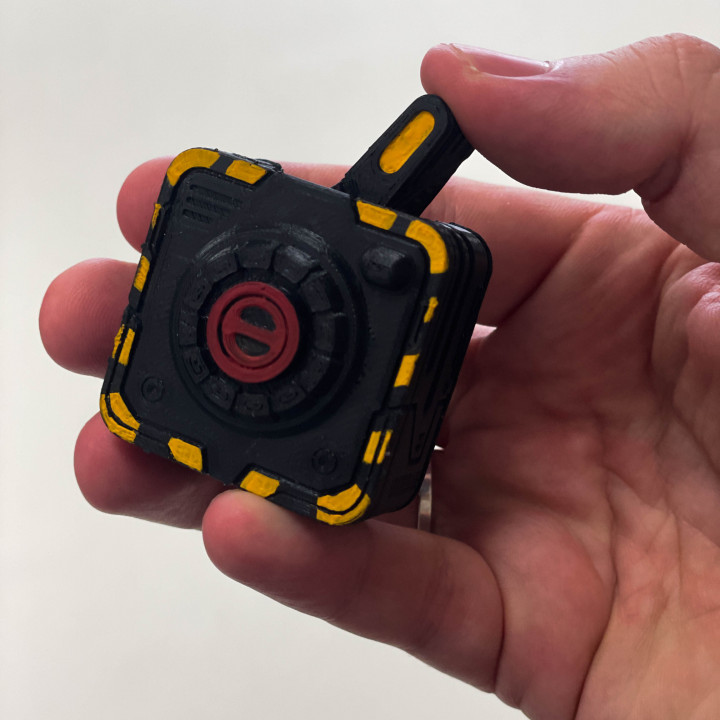 3D Printable Anti-Stress Fidget Button by Stlflix