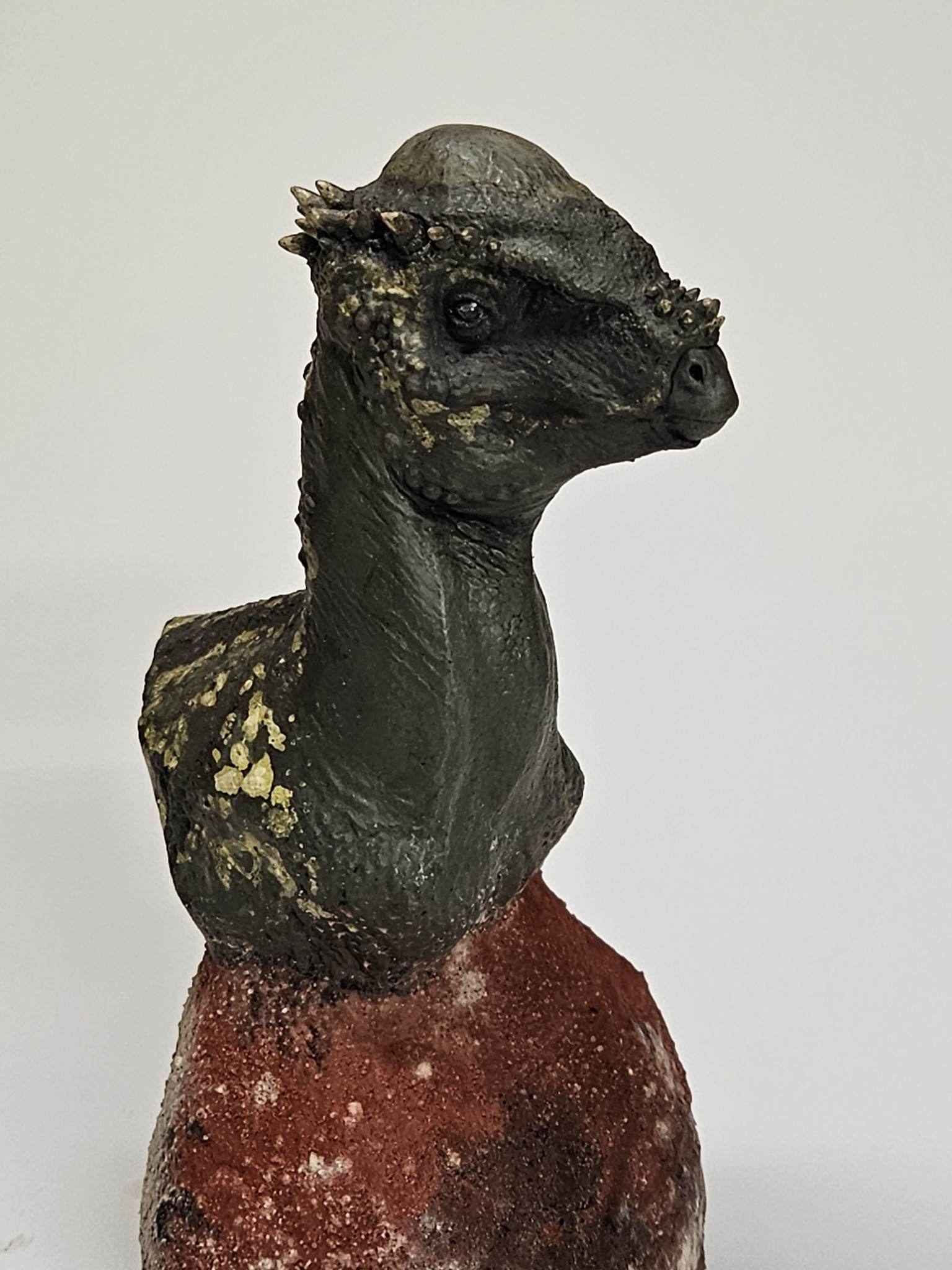 3D Printable Pachycephalosaurus bust - pre-supported dinosaur head by ...