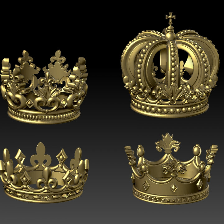 3D Printable crowns by Dmitry Tishchenkov