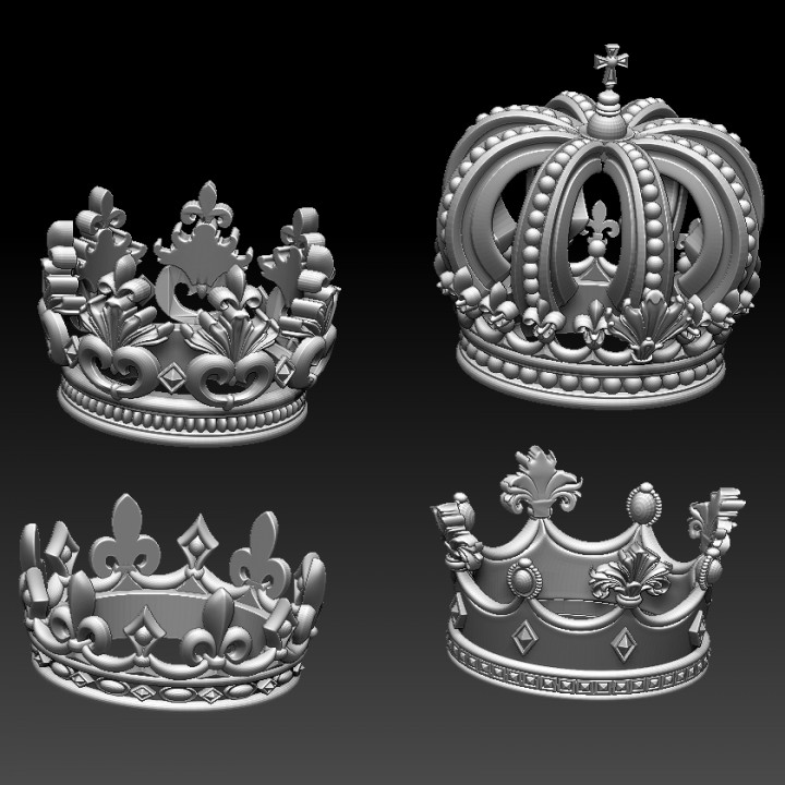 3D Printable crowns by Dmitry Tishchenkov