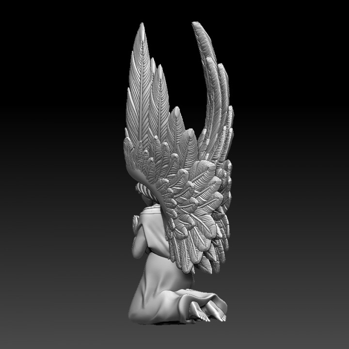 3D Printable angel by Dmitry Tishchenkov