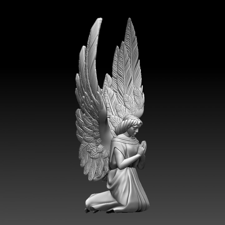 3D Printable angel by Dmitry Tishchenkov
