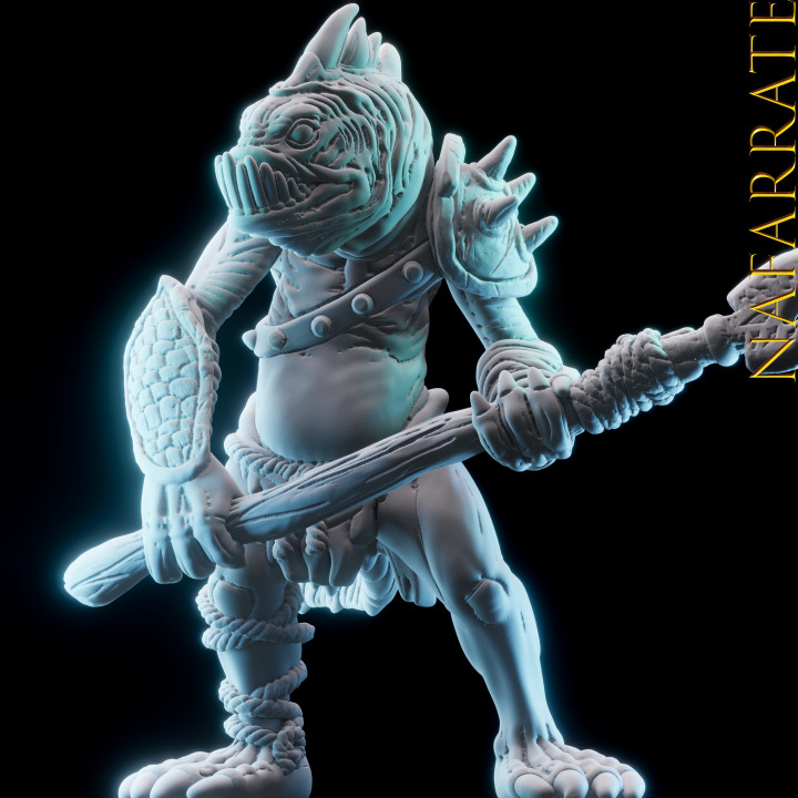 3D Printable Fishman by Nafarrate Designs