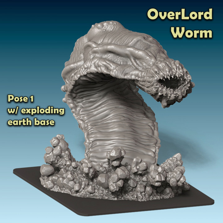 3D Printable OverLord Worm by Dark-Platypus Studio