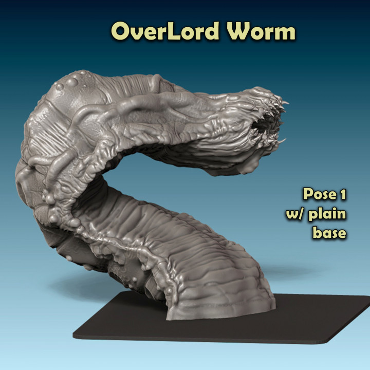 3D Printable OverLord Worm by Dark-Platypus Studio