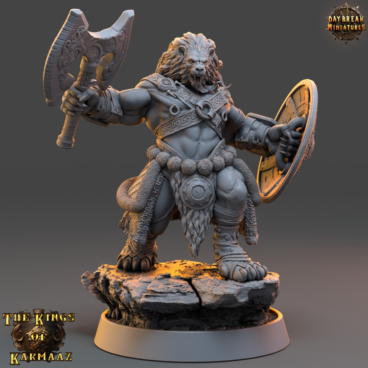 3D Printable King Dread - Kings of Karmaaz by Daybreak Miniatures