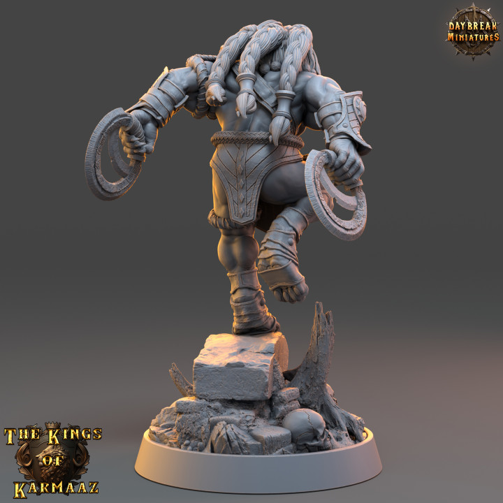 3D Printable King Glaive - Kings of Karmaaz by Daybreak Miniatures
