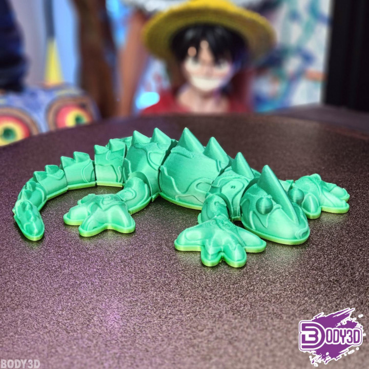 3D Printable 10 Articulated Cute Salamanders by BODY3D