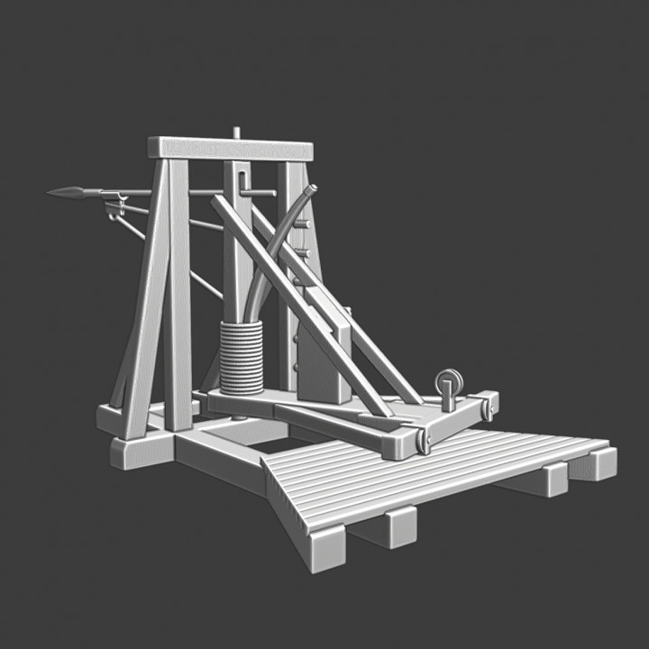 3D Printable Medieval Arrow Thrower - Siegemachines by Northern ...