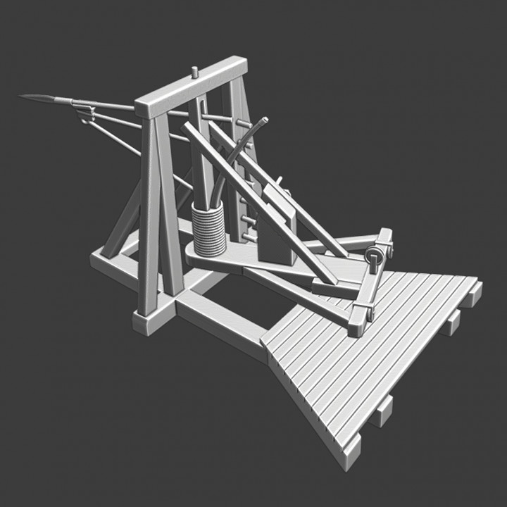 3D Printable Medieval Arrow Thrower - Siegemachines by Northern ...