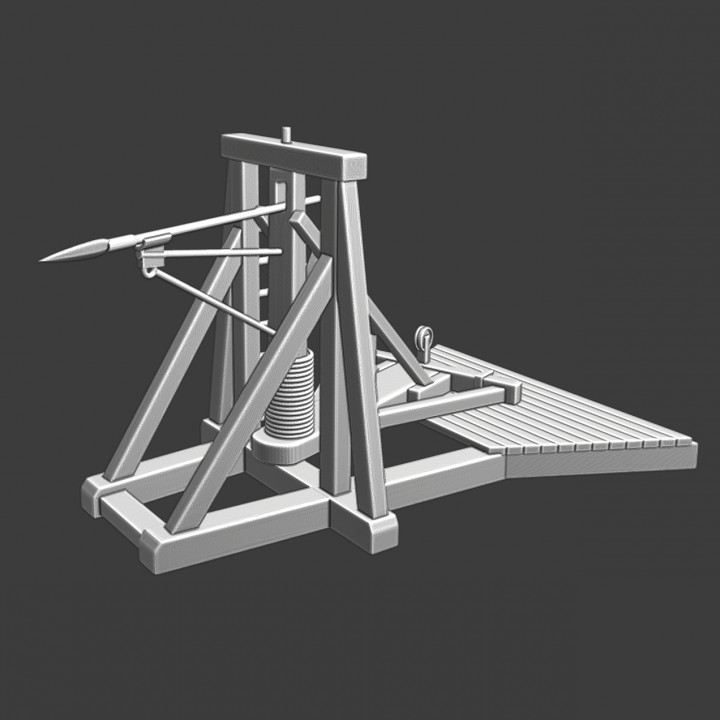 3D Printable Medieval Arrow Thrower - Siegemachines by Northern ...
