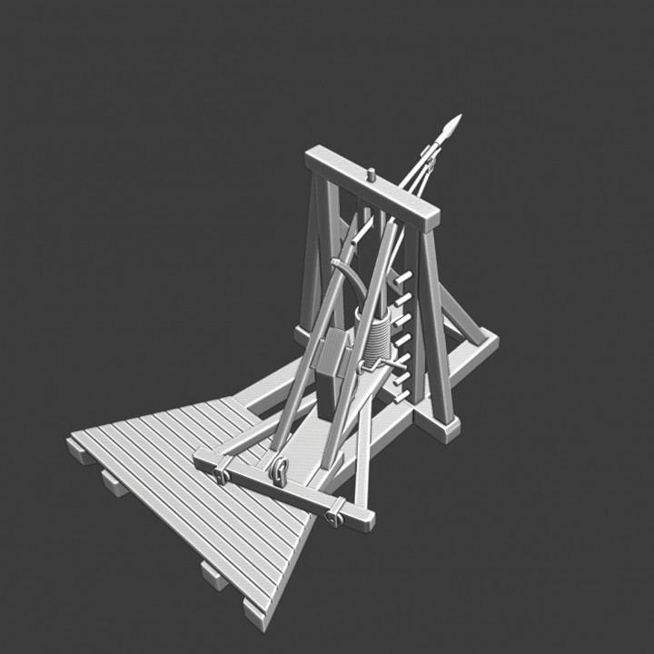3D Printable Medieval Arrow Thrower - Siegemachines by Northern ...