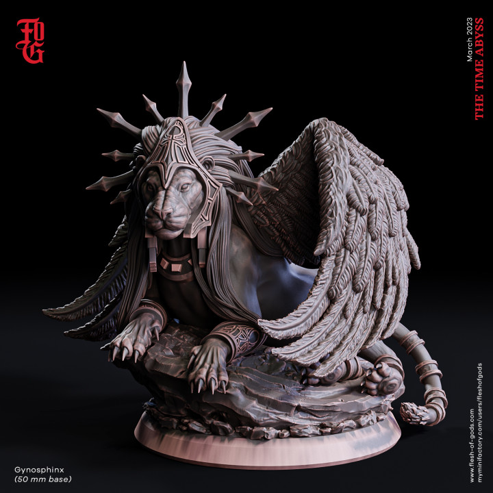 3D Printable Gynosphinx by Flesh of Gods