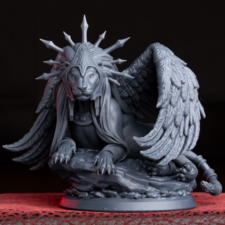 3D Print of Gynosphinx by War King Miniatures