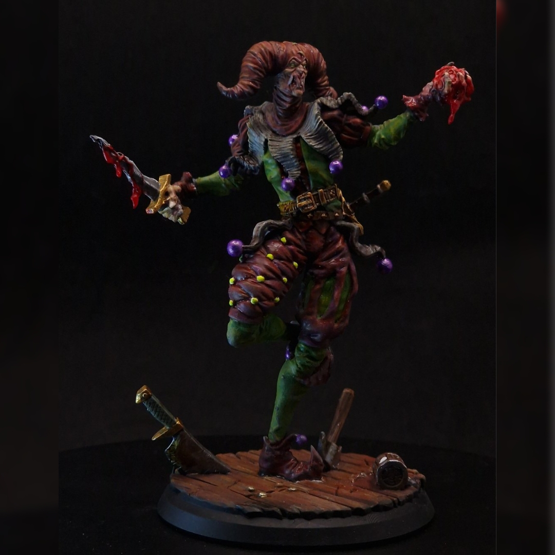 3D Printable Deranged Jester by Flesh of Gods