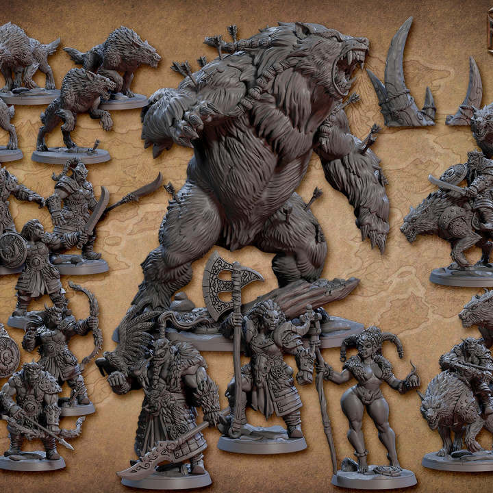 3D Printable Nomad Orr'ugs (Complete Set - 47) by Artisan Guild