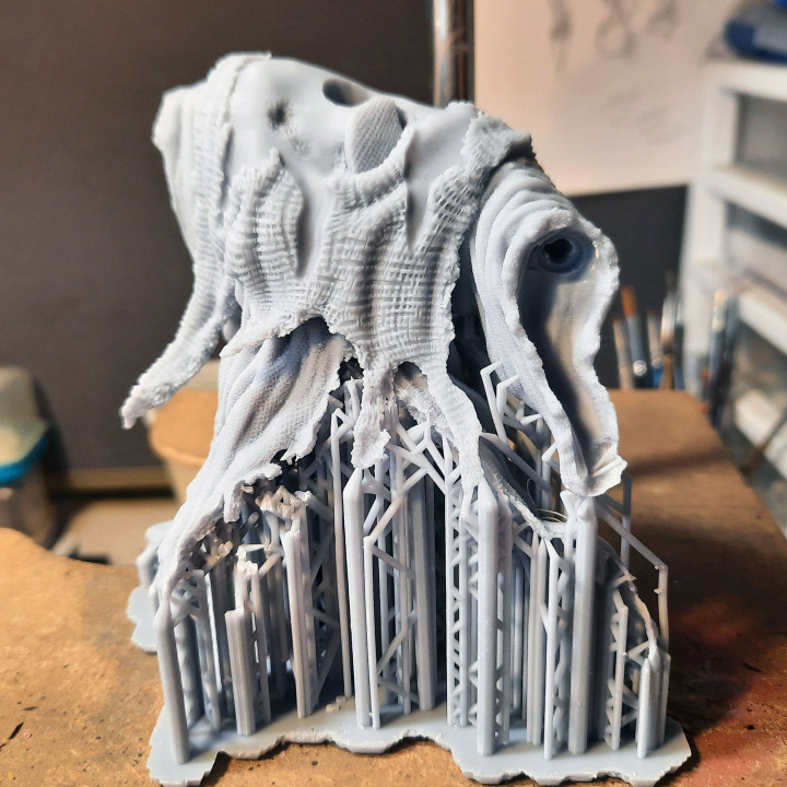 3D Printable Demon Lord of WORMS by Dark-Platypus Studio