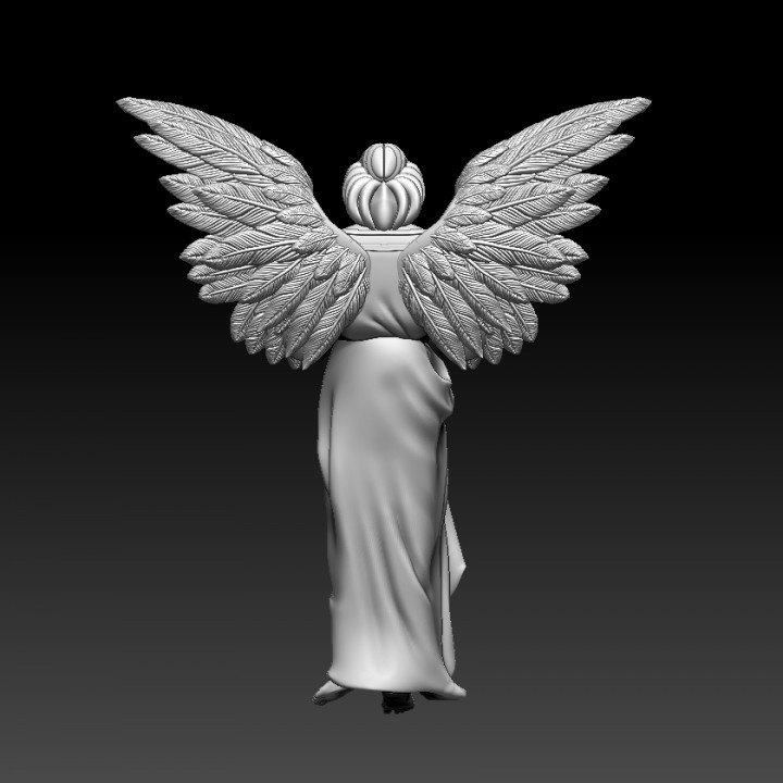3D Printable angel by 3Dimontis