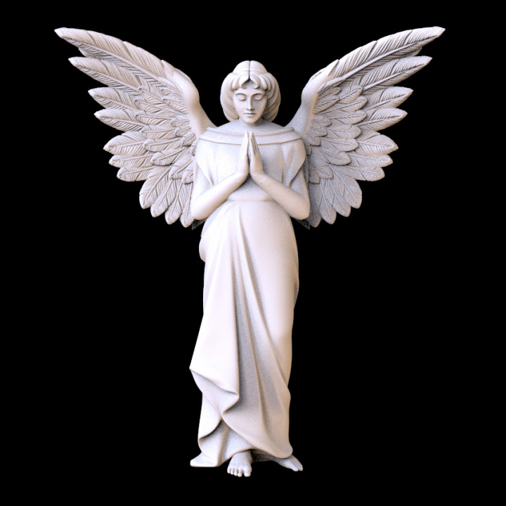 3D Printable angel by 3Dimontis