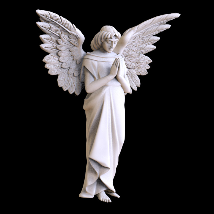 3D Printable angel by 3Dimontis