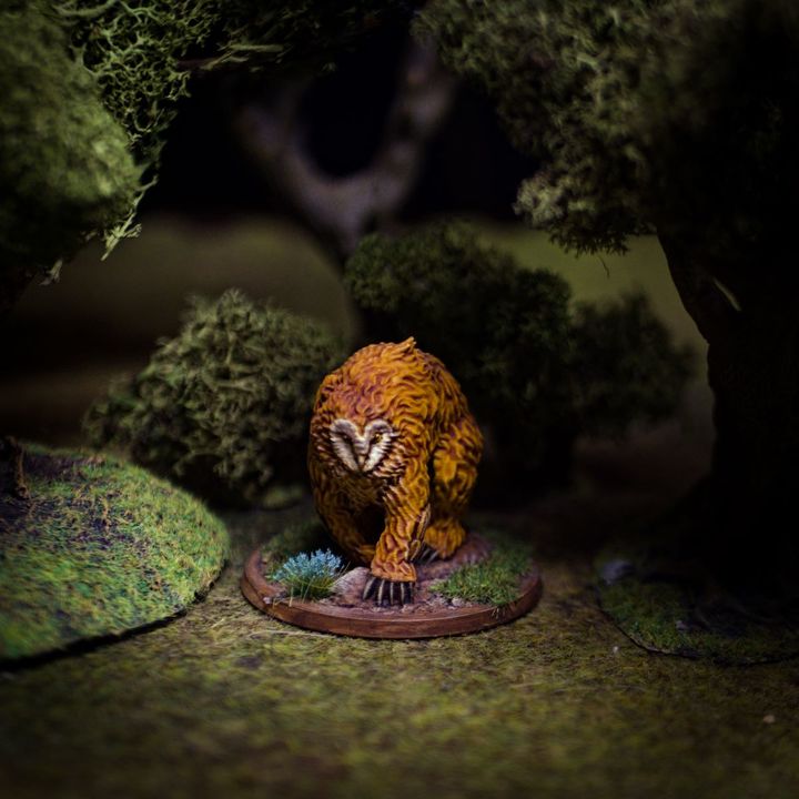 3D Printable Owlbear! Supportless & Easy to print - for FDM and resin ...