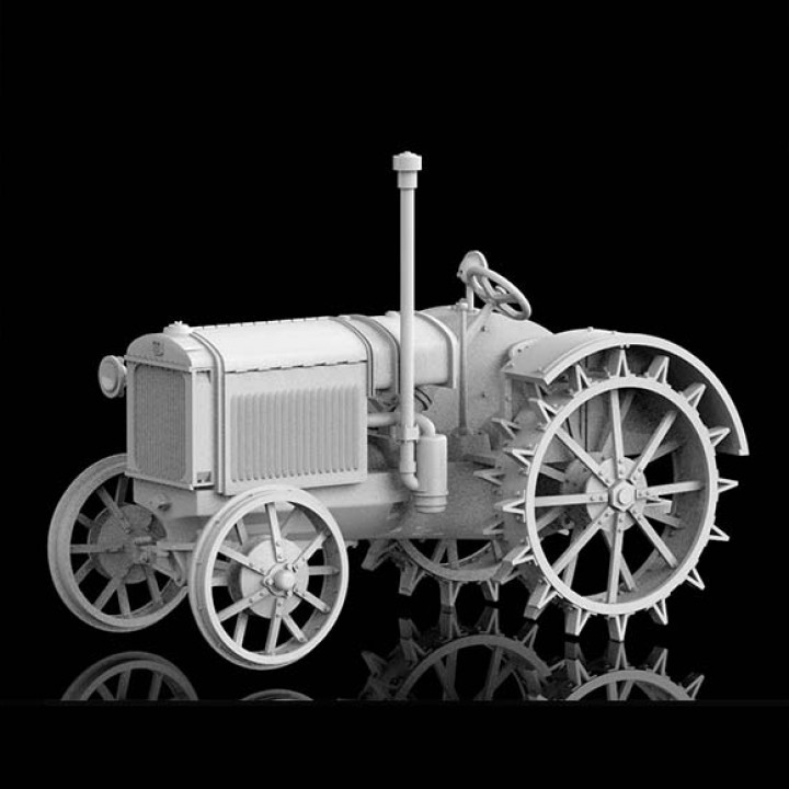 3D Printable tractor by Dmitry Tishchenkov