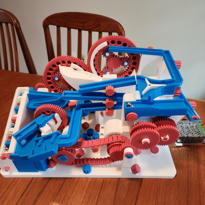 3D Print of The Magnificent Marble Machine by sdietterle