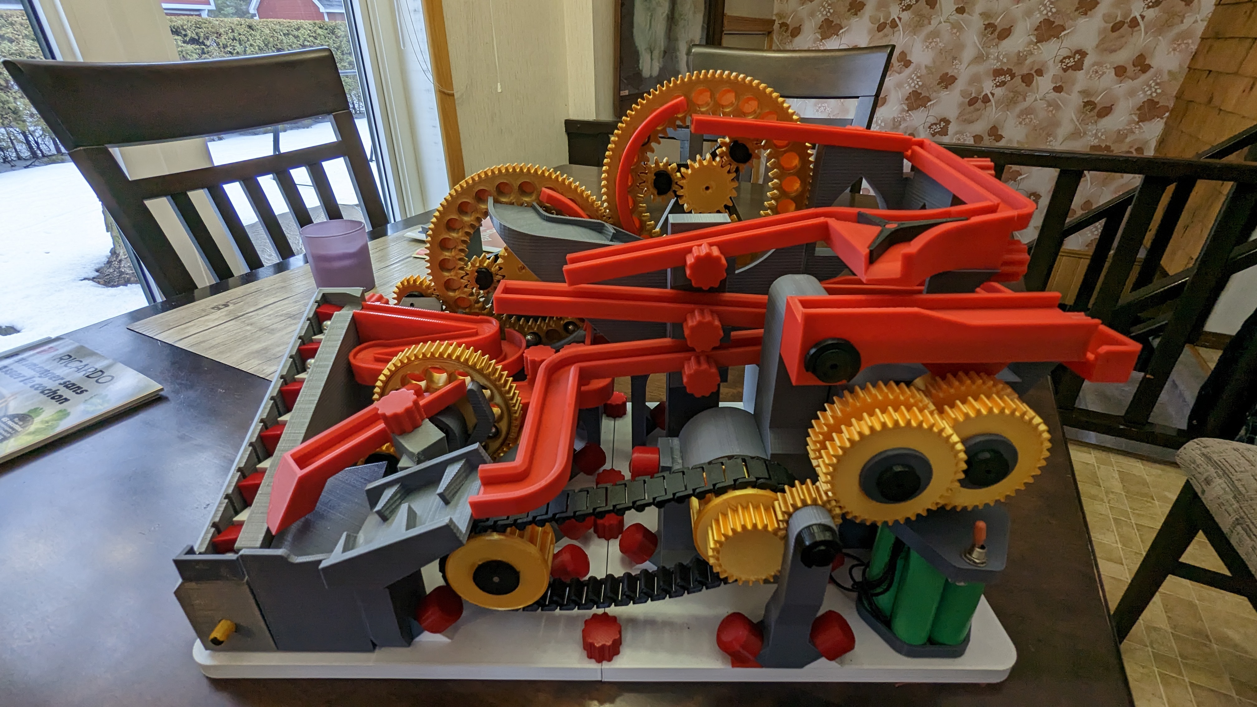 3D Printable The Magnificent Marble Machine by 3D Printer Academy