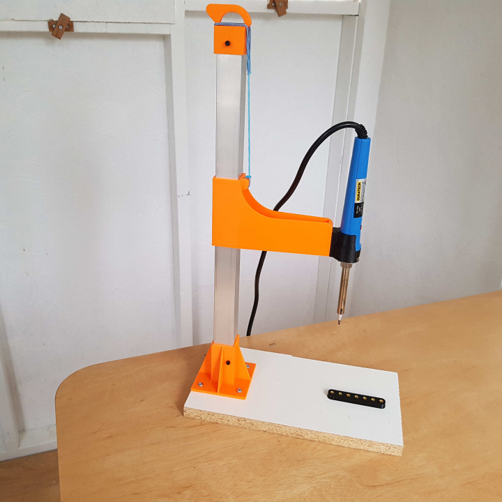 3D Printable Heat Set Insert Press by Mike