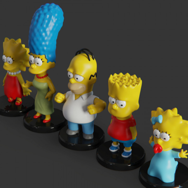 3D Printable MUÑECOS LOS SIMPSONS *FREE/GRATIS* by David Elias Vilchez ...