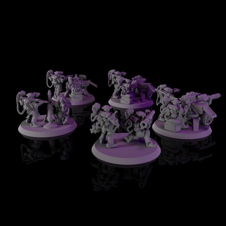 3D Printable Imperial Army Guardsmen - Heavy Weapons Team by Alexander ...