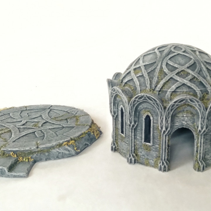 3D Printable Elven Library by The Mines