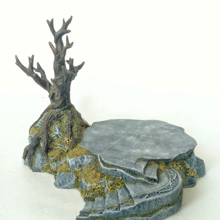 3D Printable Elven Library by The Mines