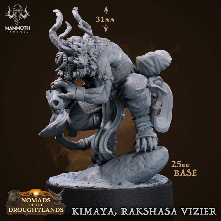 3D Printable Rakshasa Pack by Mammoth Factory