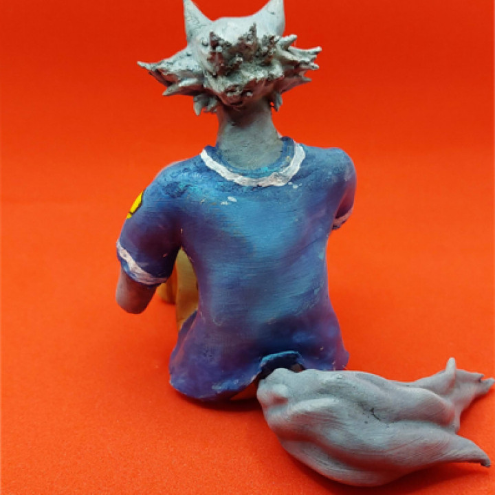 3D Printable Legoshi ( Beastars fanart) by Drakarmau