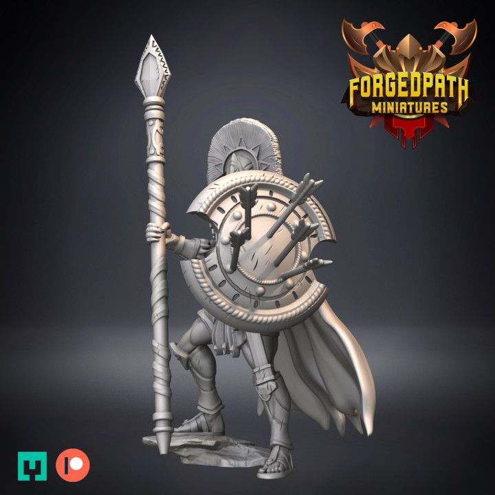 3D Printable Ares - Greek General by Forged Path Miniatures