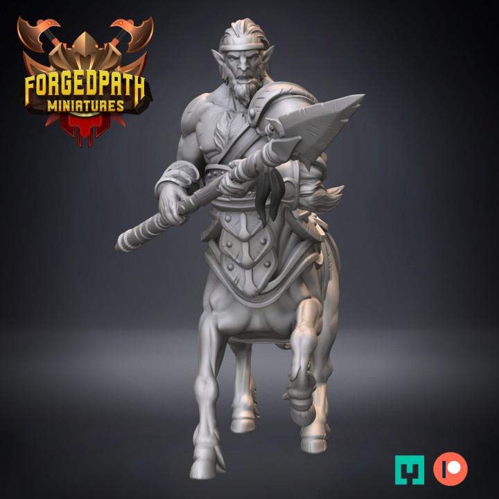 3D Printable Centaur - Greek by Forged Path Miniatures